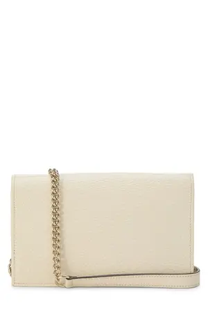 Gucci Cream Interlocking Wallet On Chain