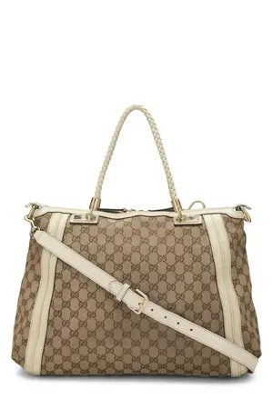 Gucci Cream Original Gg Bella Tote