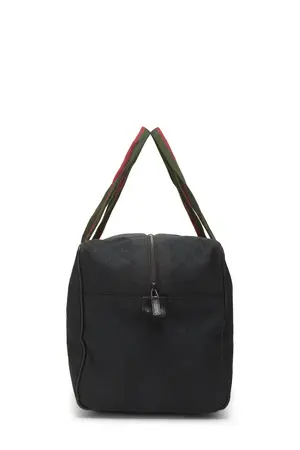 Gucci Gg Canvas Soft Web Carry On Duffle