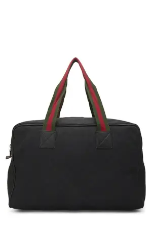 Gucci Gg Canvas Soft Web Carry On Duffle
