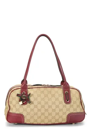 Gucci Original Gg Canvas Princy Handbag - Red
