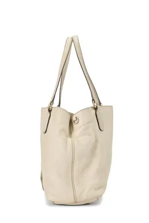 Gucci Soho Leather Working Tote - Cream