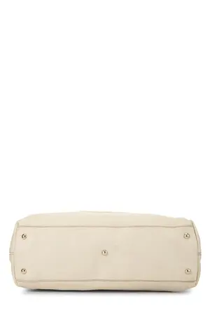 Gucci Cream Leather Soho Working Tote
