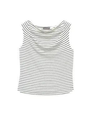 Mint Velvet Stripe Cowl Neck Top