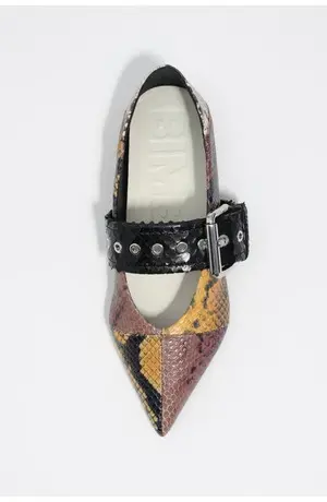 Bimba Y Lola Belt Ballerina Flats
