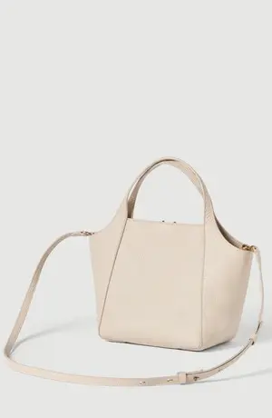 Brunello Cucinelli Sartorial Small Bucket Bag In Soft Grained Leather