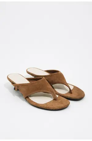 Bimba Y Lola Suede Sandal With Heels