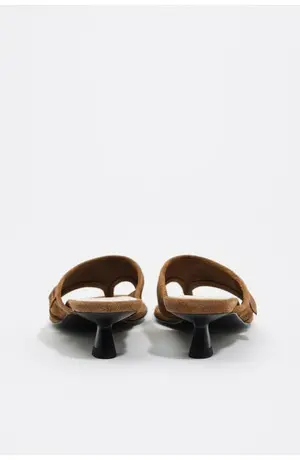 Bimba Y Lola Suede Sandal With Heels