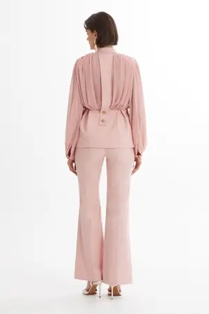 GIZIA V-neck Suit Set
