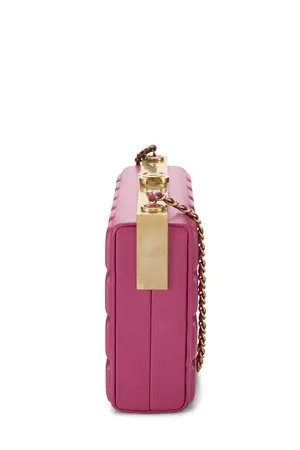 Chanel Lambskin Leather Chocolate Bar Clutch