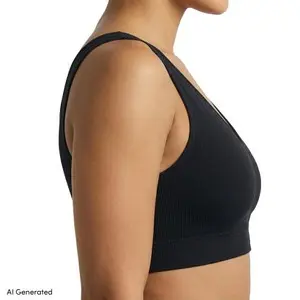 LANDS' END Full Coverage Bra Cotton Comfort Seamless