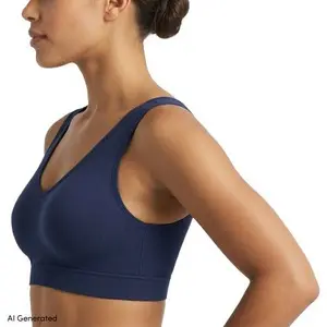 LANDS' END Full Coverage Bra Cotton Comfort Seamless