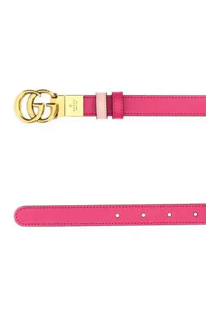 Gucci Gg Marmont Reversible Leather Belt