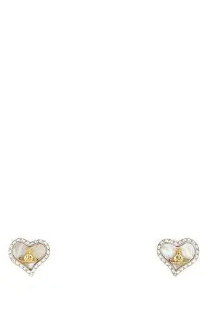 VIVIENNE WESTWOOD Petra Heart Earrings - Multicolor