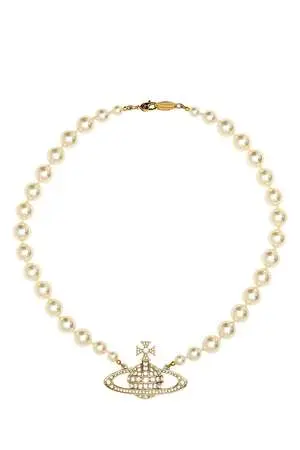 VIVIENNE WESTWOOD Pearl And Orb Pendant Necklace - White