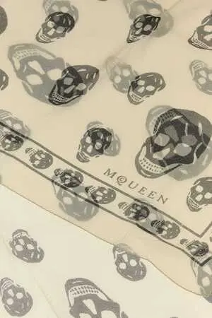 Alexander McQueen Printed Silk Foulard - Multicolor