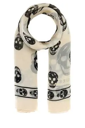Alexander McQueen Printed Silk Foulard - Multicolor