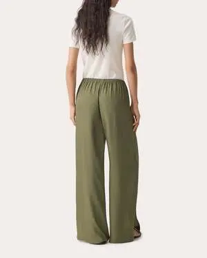 Theory Washed Twill Vented Pull-on Pants