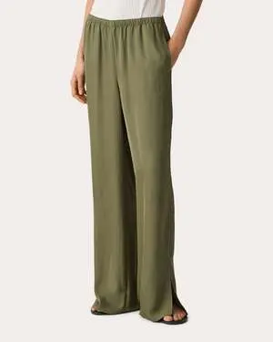 Theory Washed Twill Vented Pull-on Pants