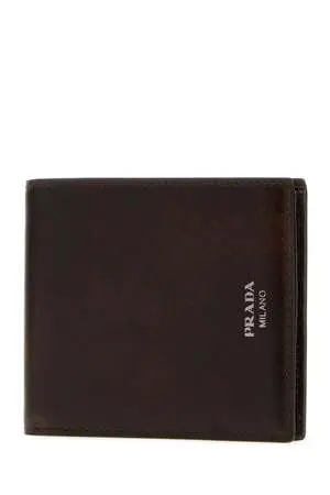 Prada Chocolate Leather Wallet