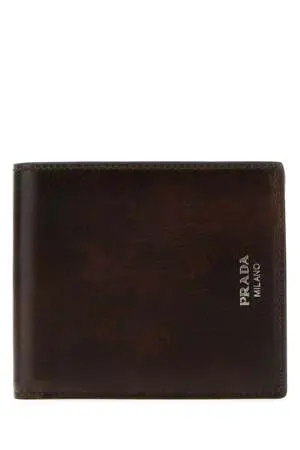 Prada Chocolate Leather Wallet - Brown