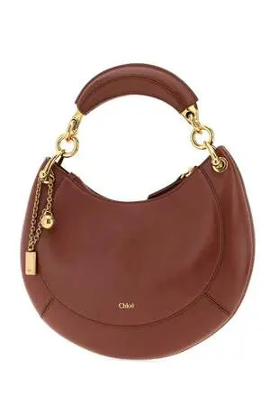 Chloé Leather Banana Handbag - Red