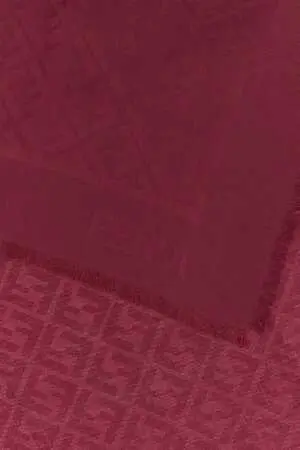 Fendi Tyrian Silk Blend Scarf