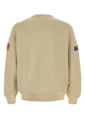 GOLDEN GOOSE Cappuccino Cotton Oversize Sweatshirt
