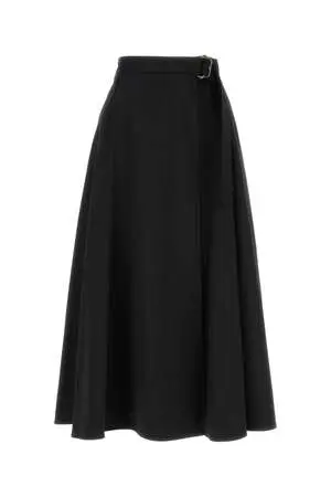 Burberry Twill Skirt - Black