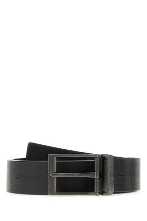 Burberry Reversible Check Belt - Multicolor