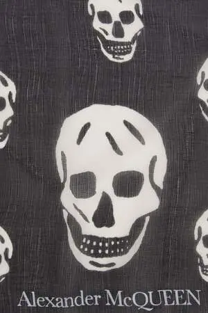 Alexander McQueen Printed Silk Foulard