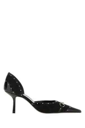 Gucci Gg Fabric Savoy Pumps - Black