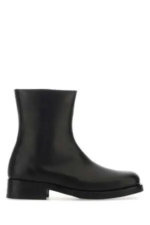 Our Legacy Leather Ankle Boots - Black