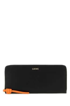 Loewe Leather Wallet - Black