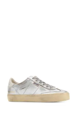 GOLDEN GOOSE Leather Soul Star Sneakers - Silver