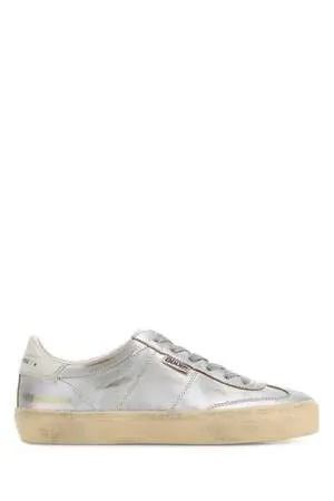 GOLDEN GOOSE Golden Goose Deluxe Brand Leather Soul Star Sneakers Silver