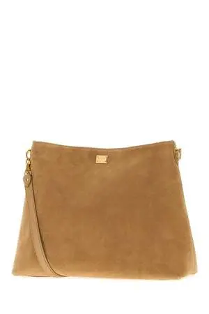 Dolce & Gabbana Suede Shopping Bag - Brown