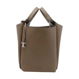 TOD'S Small Leather Bucket Bag - Brown
