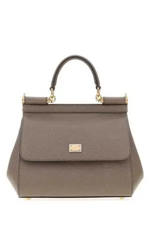 Dolce & Gabbana Medium Sicily Handbag - Gray
