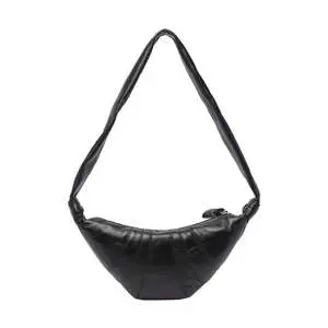 LEMAIRE Croissant Shoulder Bag - Black