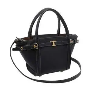 TOD'S Mini T Signature Leather Shopping Bag