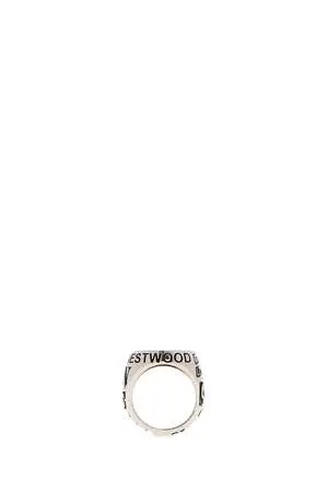 VIVIENNE WESTWOOD Metal Lancelot Chevalier Ring - Silver