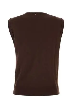 FERRAGAMO Salvatore Printed Silk And Wool Vest