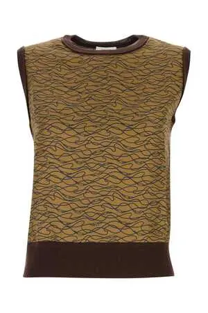FERRAGAMO Salvatore Printed Silk And Wool Vest - Multicolor