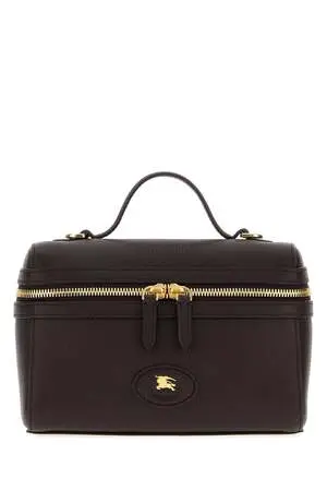 Burberry BURBERRY Dark Leather Bloomsbury Handbag Brown