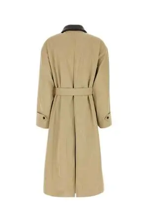 Bottega Veneta Beige Cotton Trench Coat