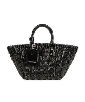 Balenciaga Borsa Bistro Xs Basket Con Tracolla Da Donna In Nero - Black