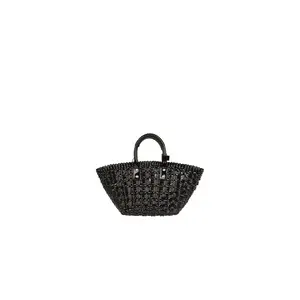 Balenciaga Bistro Xs Woven Bag - Black