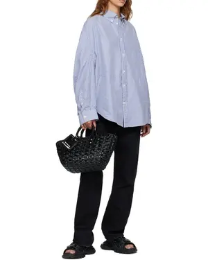 Balenciaga Bistro Xs Woven Bag - Black