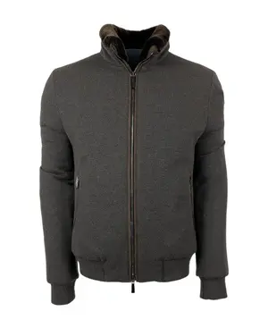 MOORER Long-sleeved Casual Jacket - Black